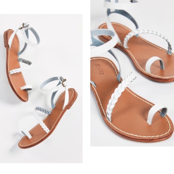 Soludos | Shoes | Soludos Madrid Strappy Leather Sandal In White | Poshmark